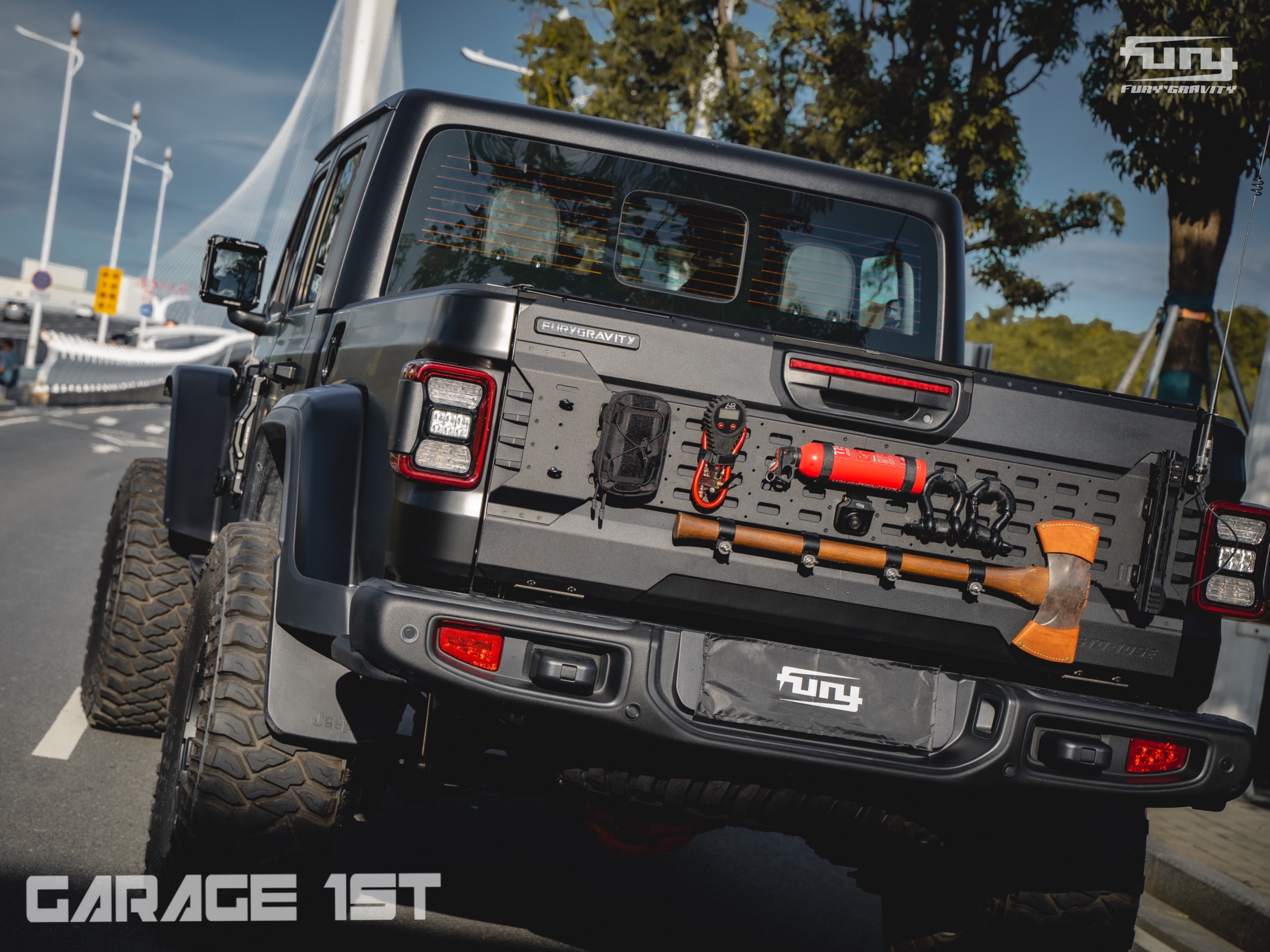 Fury テールゲートマルチパネル / JEEP Gladiator（ジープグラディエーター）JT – Garage-1st